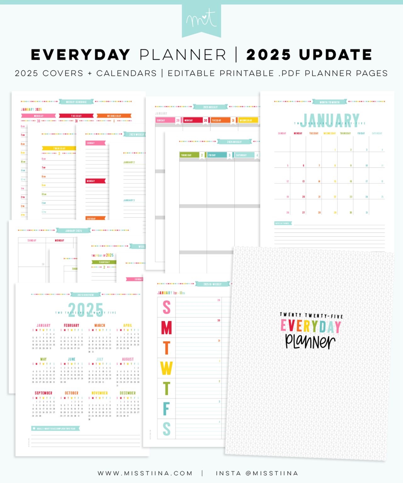 2025 Everyday Planners are here! • Miss Tiina