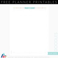 FREE Doodles Planner Page Printable | MissTiina.com