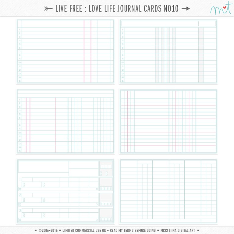 60 FREE Printable Journal Cards • Miss Tiina · Tina Raparanta