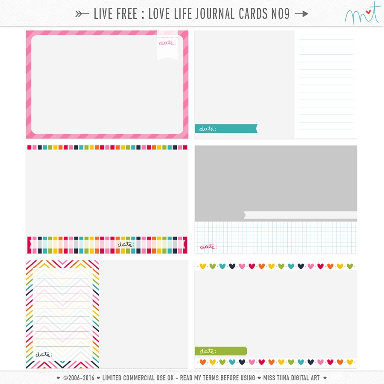 60 FREE Printable Journal Cards • Miss Tiina