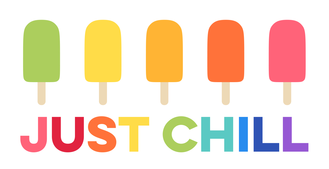 FREE JUST CHILL RAINBOW POPSICLES WALL ART PRINTABLE • Miss Tiina