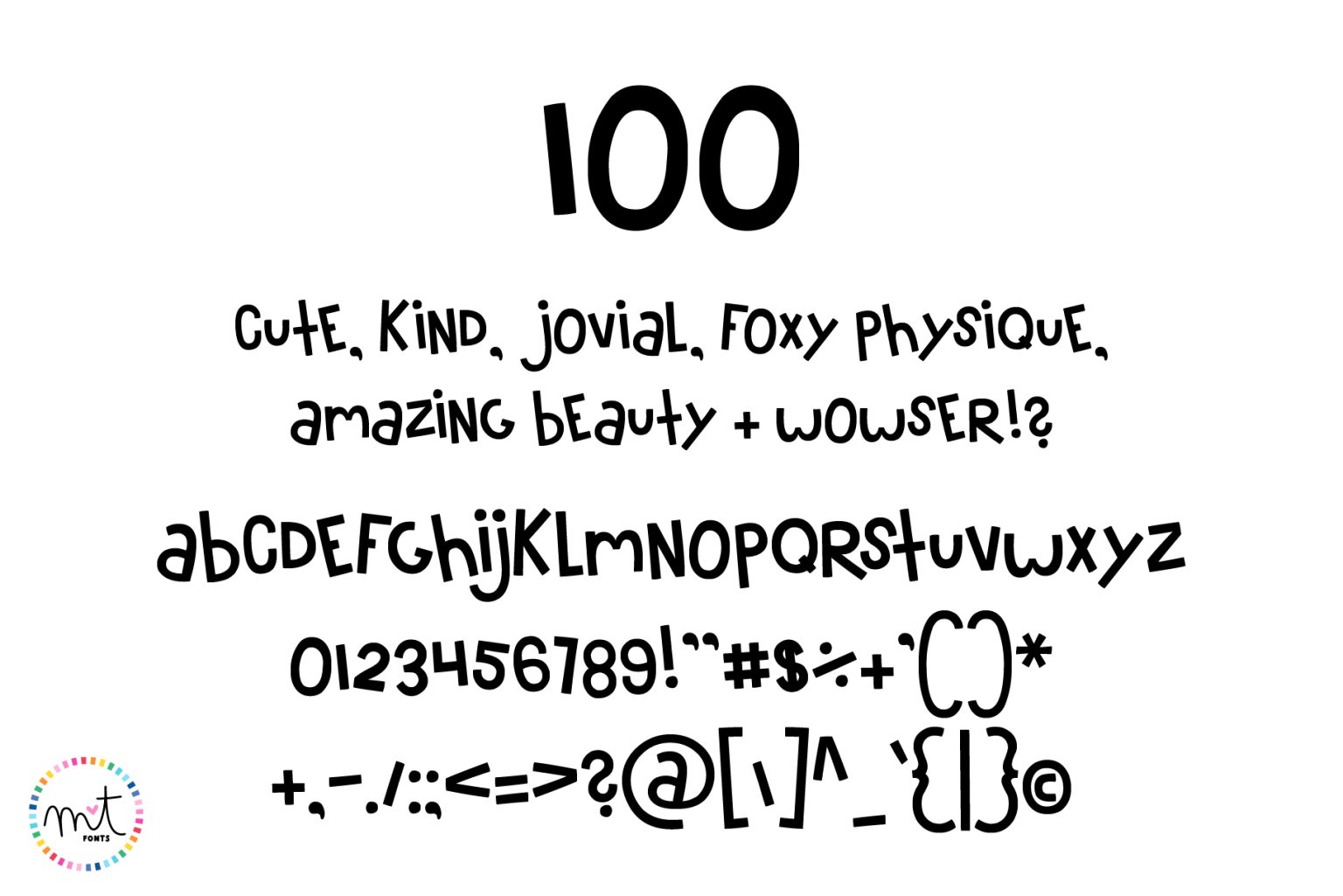 MTF 100 • Miss Tiina Fonts