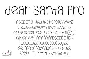 MTF Dear Santa PRO Font Duo • Miss Tiina Fonts