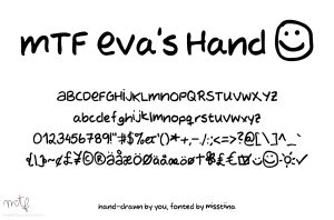MTF Eva’s Hand • Miss Tiina Fonts