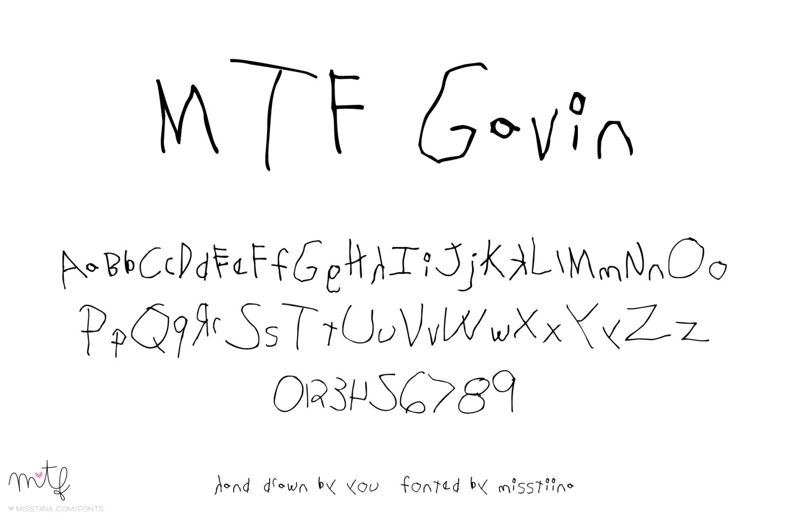 MTF Gavin • Miss Tiina Fonts