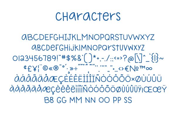 MTF Goodness Gracious Font • Miss Tiina Fonts