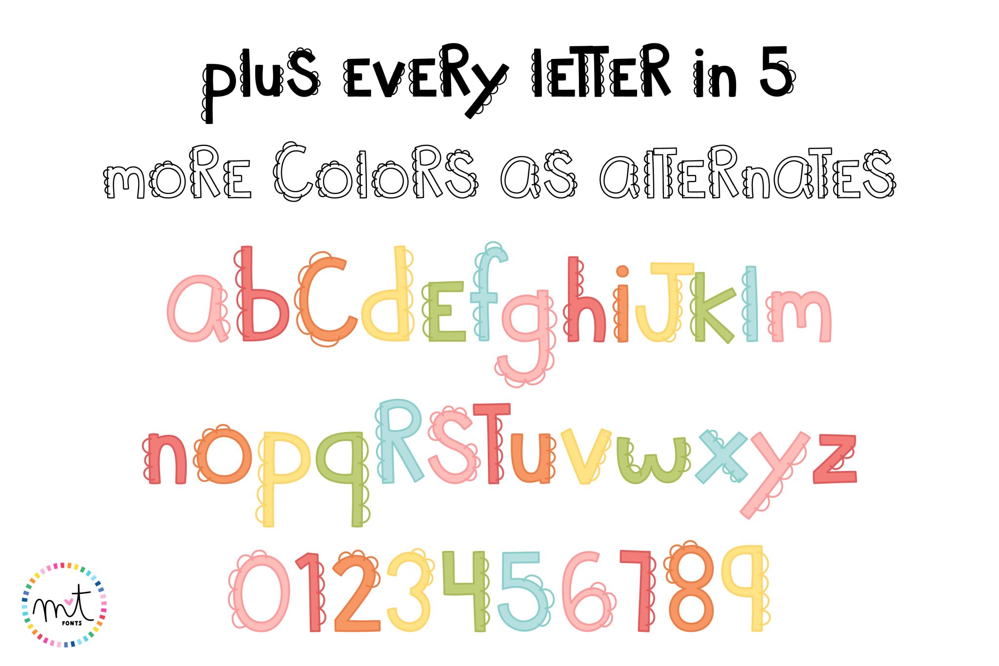MTF Simply Sweet Alphabet • Miss Tiina Fonts