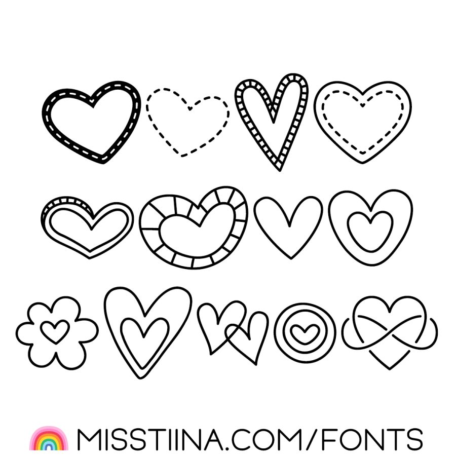 free fonts • Miss Tiina Fonts
