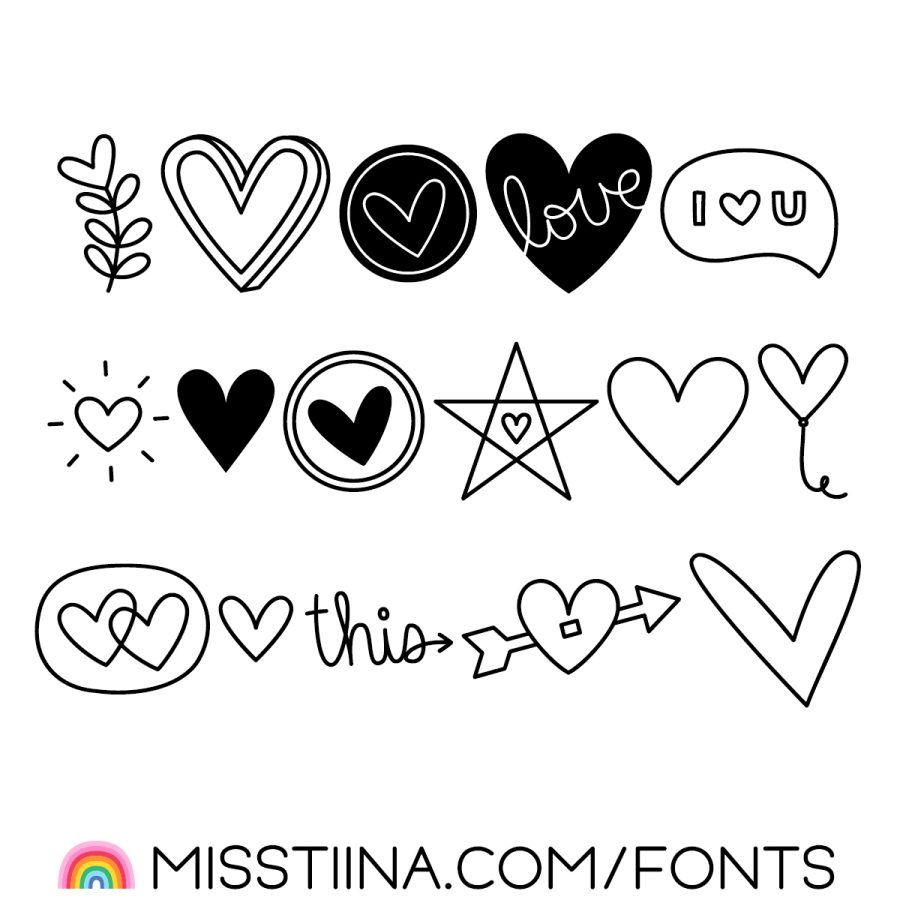 free fonts • Miss Tiina Fonts