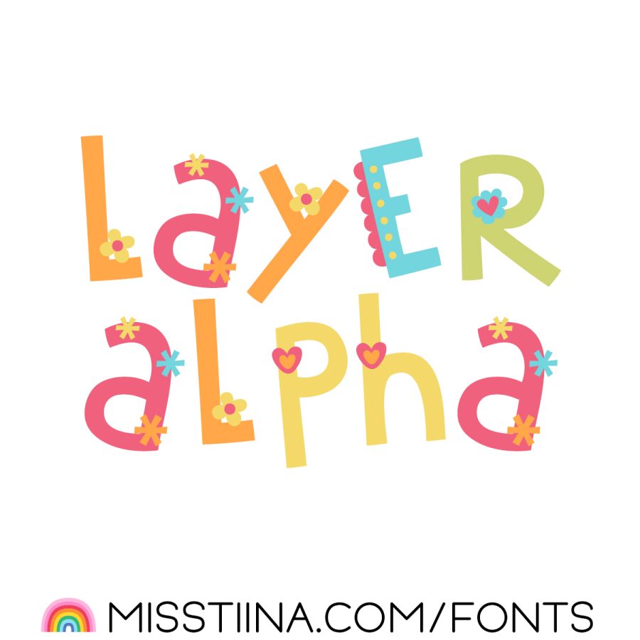 Miss Tiina Fonts • Fun, cute, fonts for die cutting, crafting ...
