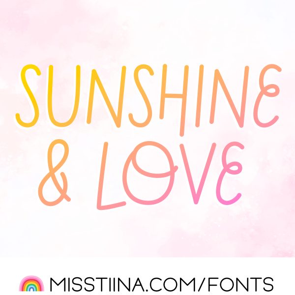 Miss Tiina Fonts • Fun, cute, fonts for cutting, crafting and scrapbooking