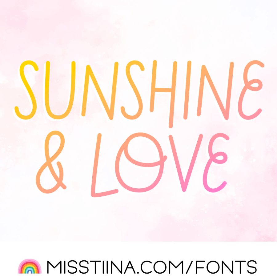 Miss Tiina Fonts • Fun, cute, fonts for cutting, crafting and scrapbooking