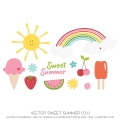 Miss Tiina + Vector Illustrations + Sweet Summer CU